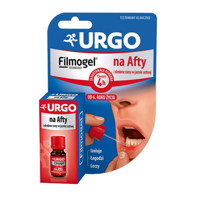 Urgo Filmogel Afty i drobne rany w jamie ustnej, plaster w płynie, 6 ml ...
