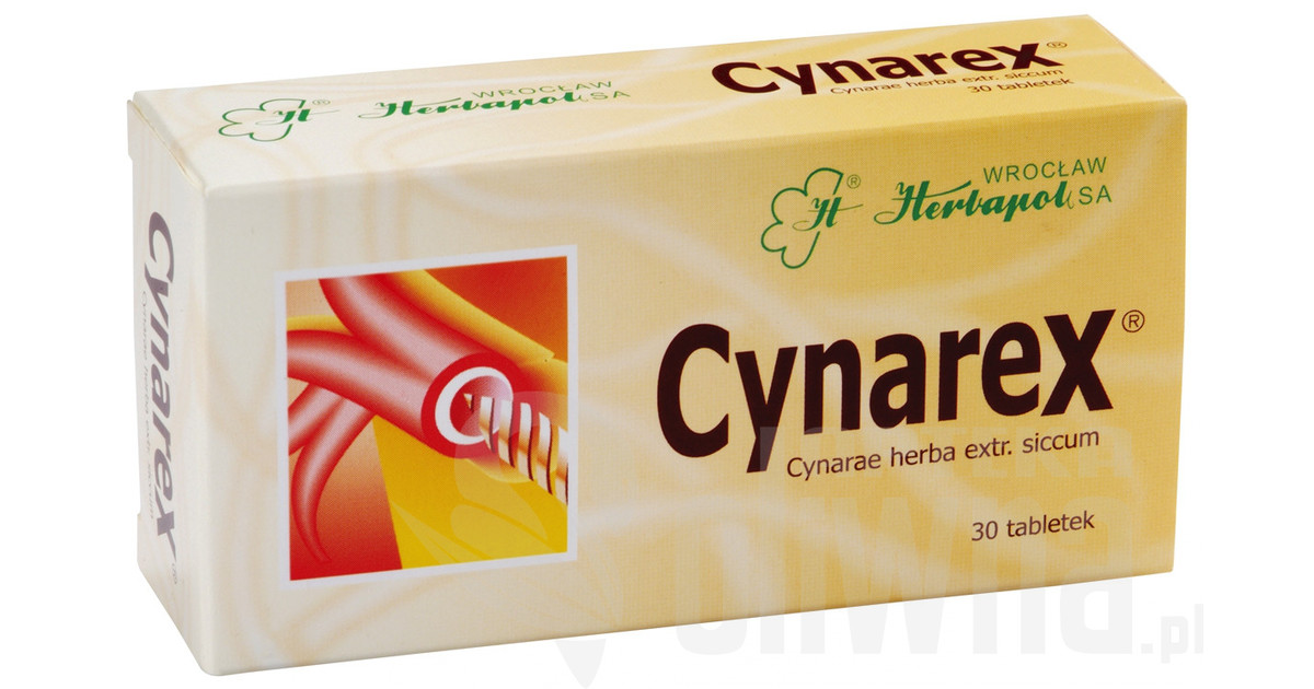 Cynarex 30 tabletek: ulotka, cena i opinie - Apteka Internetowa Oliwna