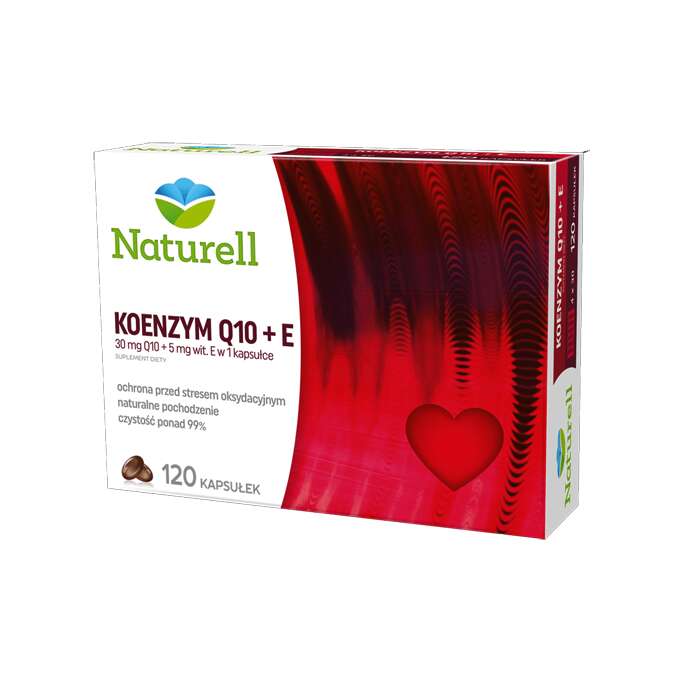 Naturell Koenzym Q10 + E, 120 kapsułek: ulotka, cena i opinie - Apteka Internetowa Oliwna