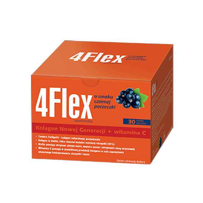 4Flex o smaku czarnej porzeczki 30 saszetek: ulotka, cena i opinie ...