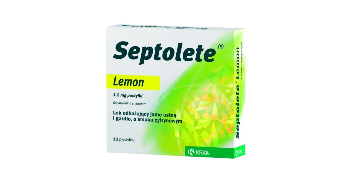 Septolete Lemon 18 pastylek do ssania: ulotka, cena i opinie - Apteka ...