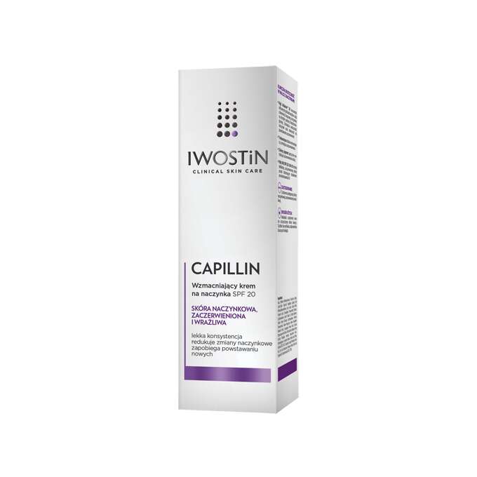Iwostin Capillin Wzmacniający krem na naczynka SPF20, 40 ml, lekka ...