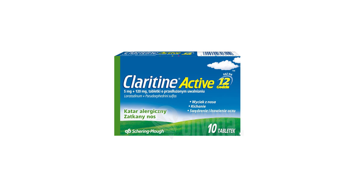 Claritine Active 10 tabletek: ulotka, cena i opinie - Apteka ...