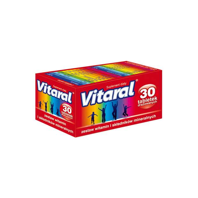 Vitaral 30 tabletek drażowanych: ulotka, cena i opinie - Apteka ...