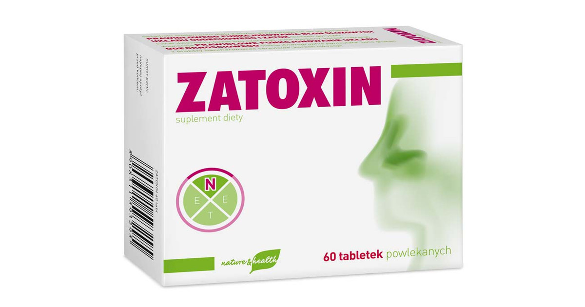 Zatoxin 60 tabletek: ulotka, cena i opinie - Apteka Internetowa Oliwna