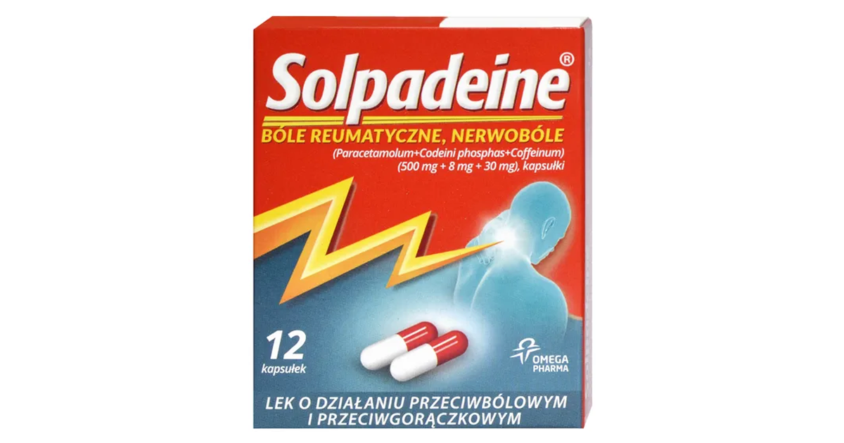 Solpadeine, 12 kapsułek: ulotka, cena i opinie - Apteka Internetowa Oliwna