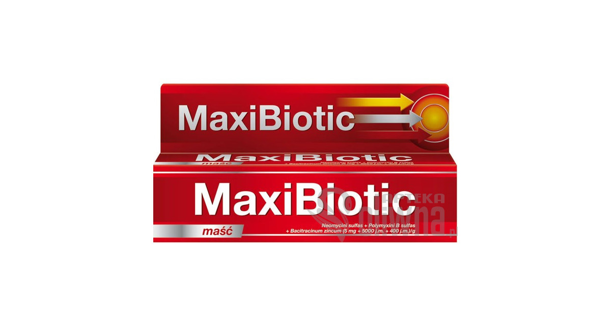 Maxibiotic maść 5 g: ulotka, cena i opinie - Apteka Internetowa Oliwna