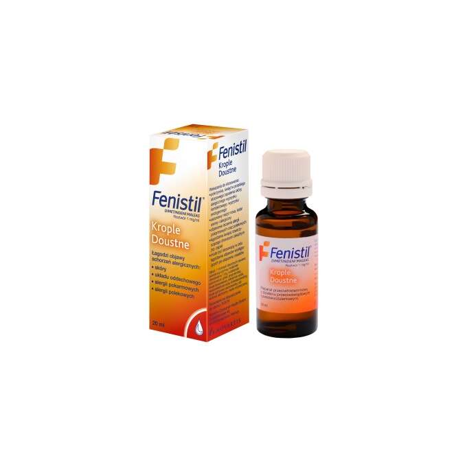 Fenistil 1mg/ml, krople doustne, 20ml: ulotka, cena i opinie - Apteka ...