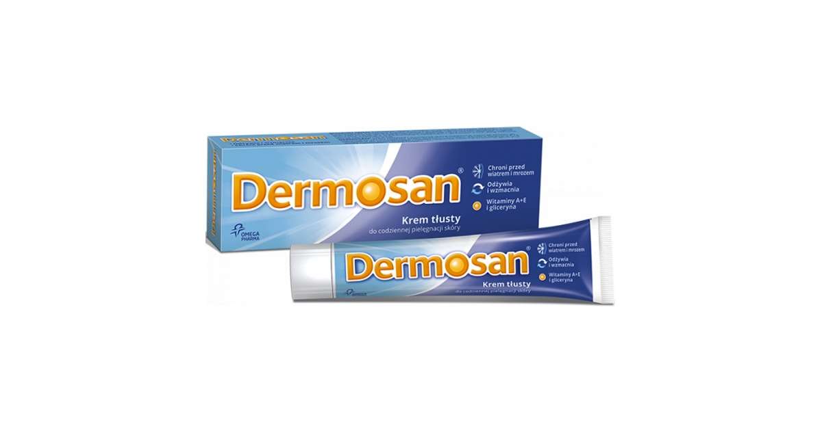 Dermosan Krem tłusty do twarzy i ciała 40g: ulotka, cena i opinie ...