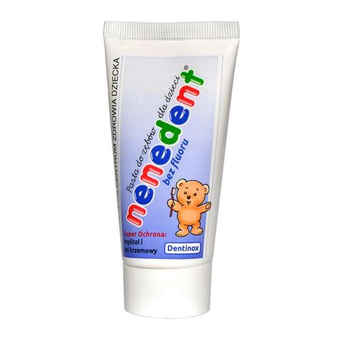 Nenedent, pasta do zębów dla dzieci bez fluoru, 50ml: ulotka, cena i ...