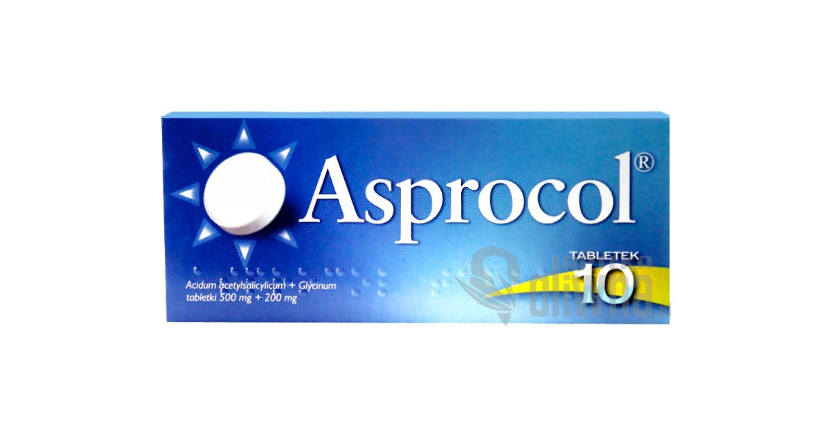 Asprocol 20 tabletek: ulotka, cena i opinie - Apteka Internetowa Oliwna