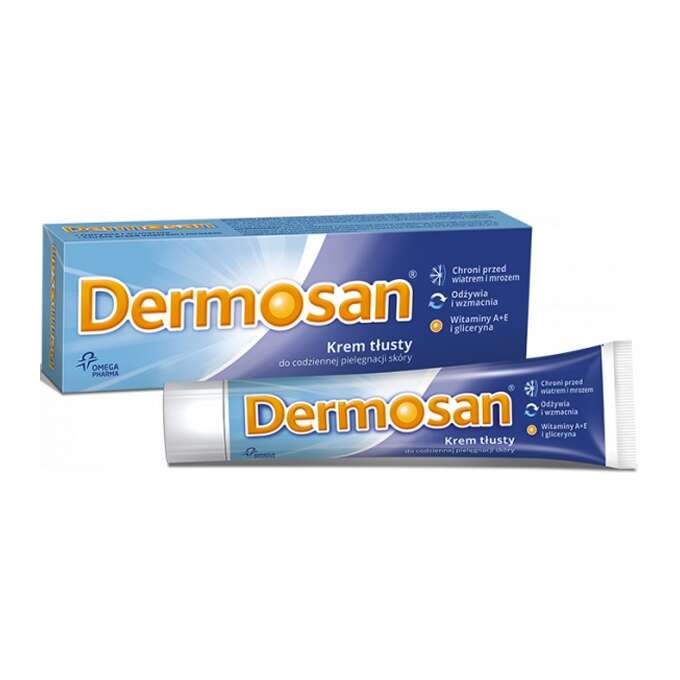 Dermosan Krem tłusty do twarzy i ciała 40g: ulotka, cena i opinie ...