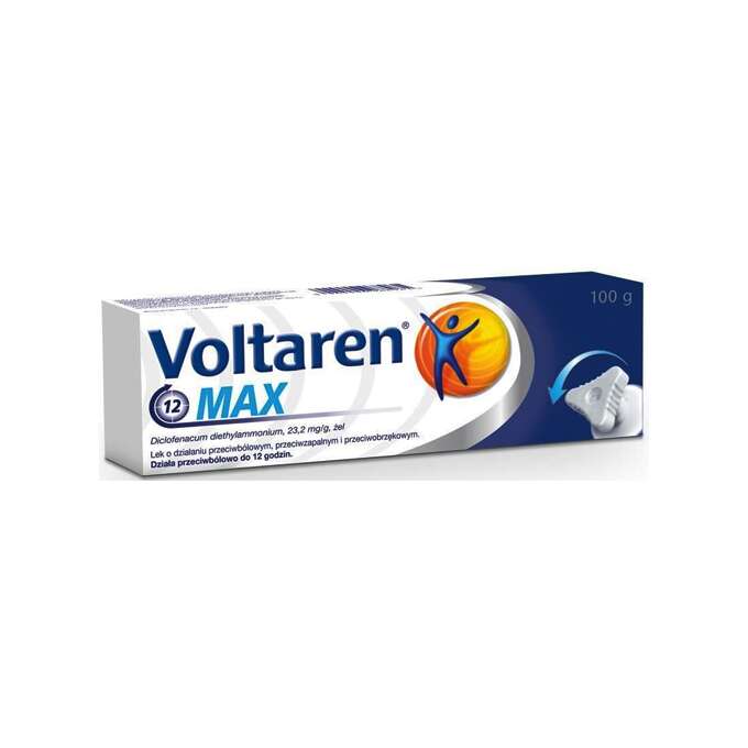 Voltaren Max żel 100g: ulotka, cena i opinie - Apteka Internetowa Oliwna