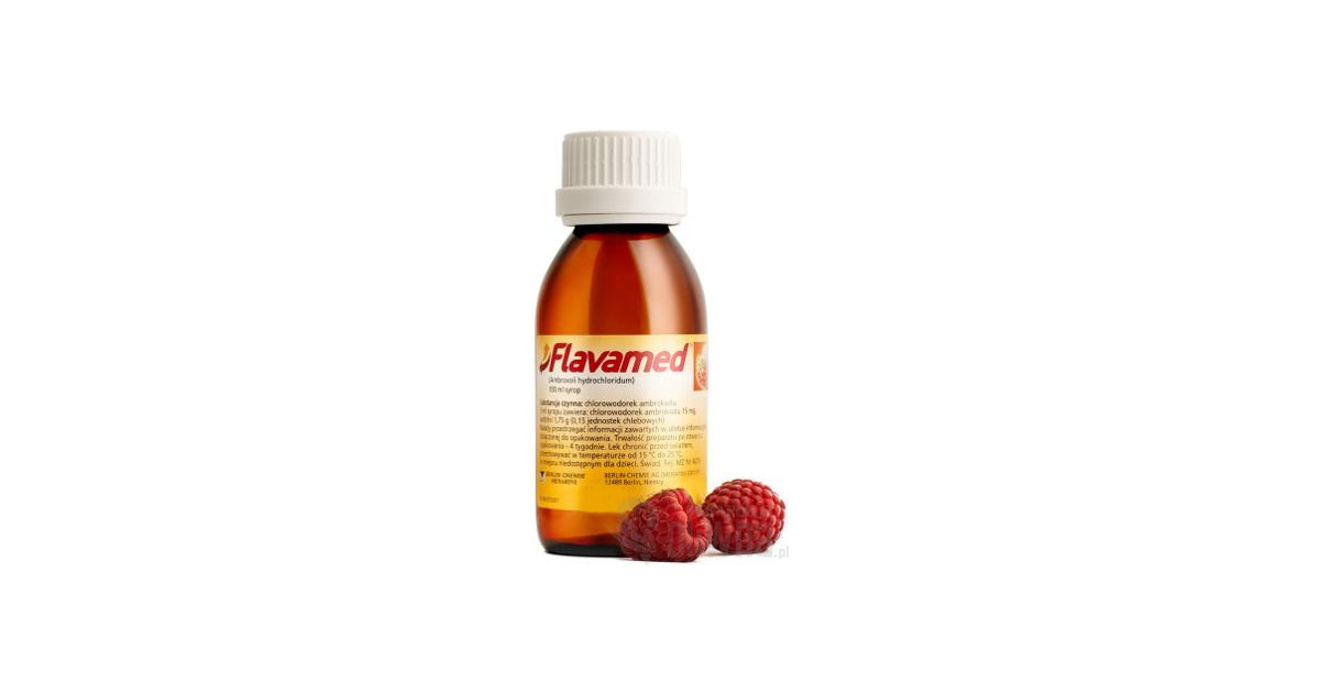 Flavamed syrop 15mg/5ml - Apteka Oliwna
