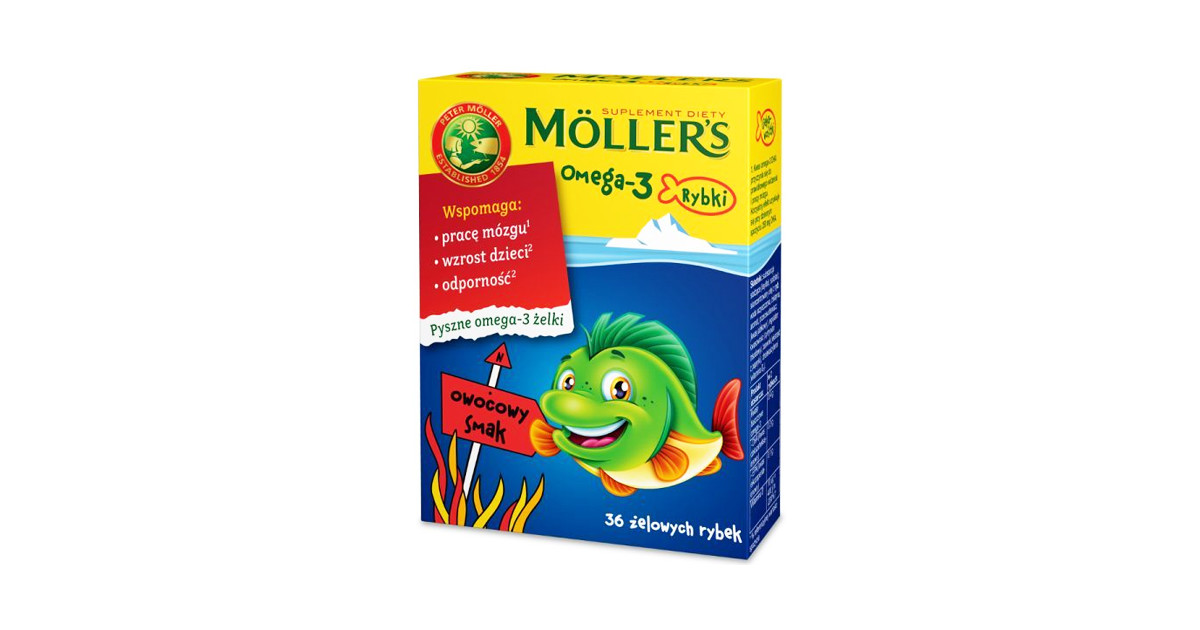 Mollers Omega-3 rybki - Apteka Oliwna