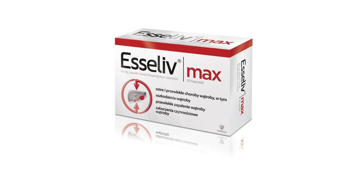 Esseliv max 30 kapsułek: ulotka, cena i opinie - Apteka Internetowa Oliwna