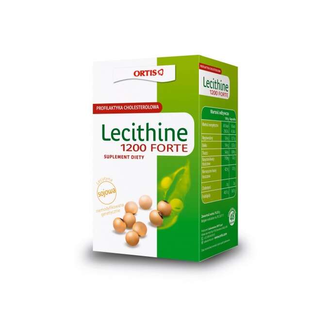 Lecithine 1200 FORTE 50 kapsułek: ulotka, cena i opinie - Apteka ...