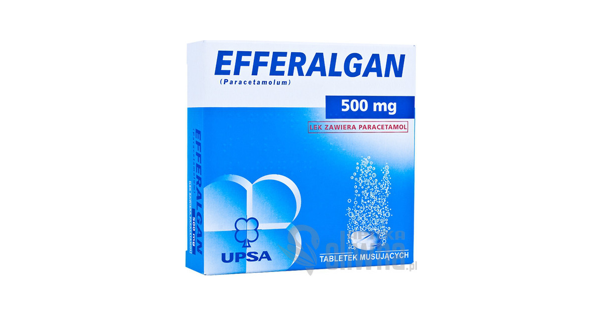 Efferalgan 500 mg, 16 tabletek musujących: ulotka, cena i opinie ...