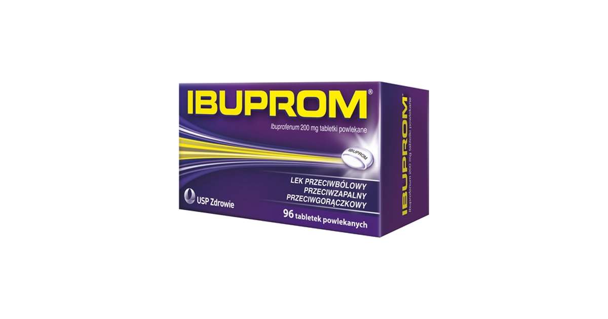 Ibuprom 96 tabletek: ulotka, cena i opinie - Apteka Internetowa Oliwna