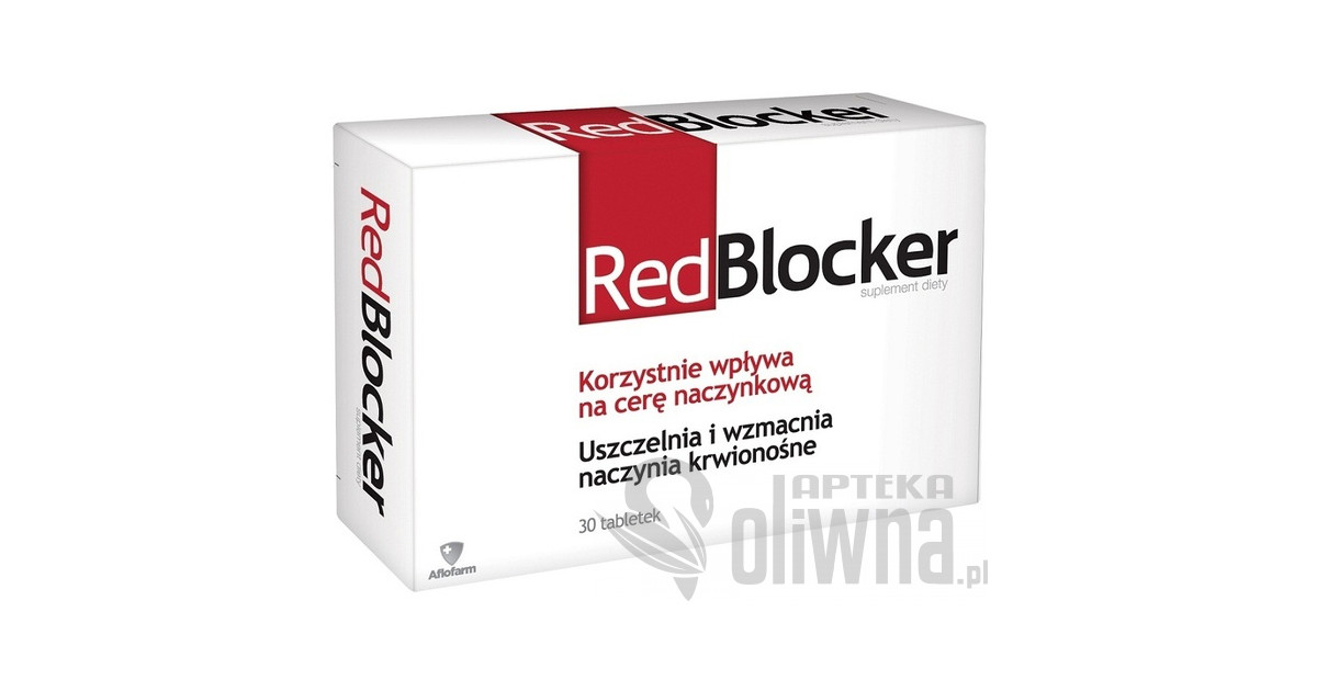 RedBlocker 30 tabletek: ulotka, cena i opinie - Apteka Internetowa Oliwna
