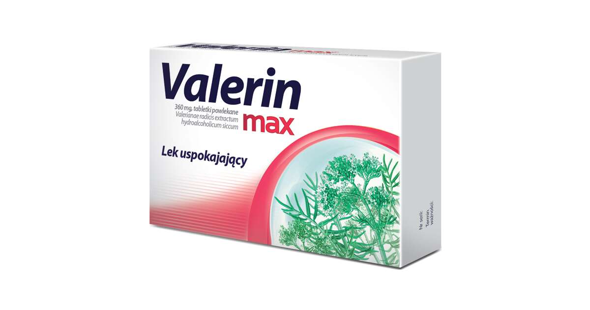 Valerin Max 10 tabletek: ulotka, cena i opinie - Apteka Internetowa Oliwna
