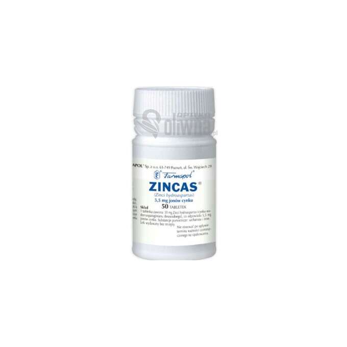 Zincas, 5,5 mg jonów cynku, tabletki, 50 sztuk: ulotka, cena i opinie ...