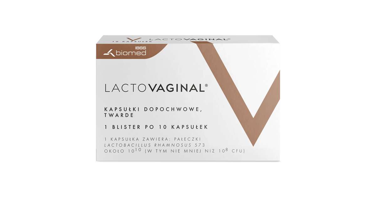 Lactovaginal 10 kapsułek dopochwowych: ulotka, cena i opinie - Apteka ...