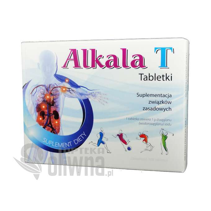 Alkala T, 100 tabletek: ulotka, cena i opinie - Apteka Internetowa Oliwna