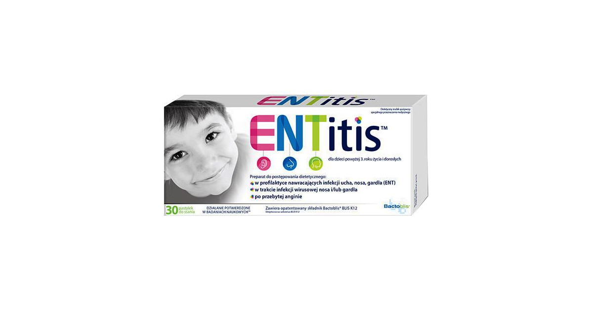 Entitis 30 pastylek - Apteka Oliwna