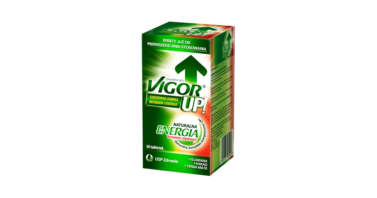 Vigor UP 30 tabletek: ulotka, cena i opinie - Apteka Internetowa Oliwna
