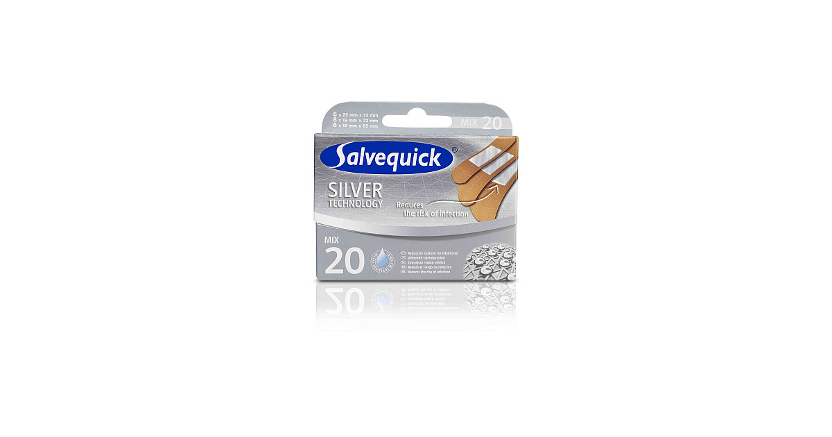 Salvequick Silver technology 20 plastrów