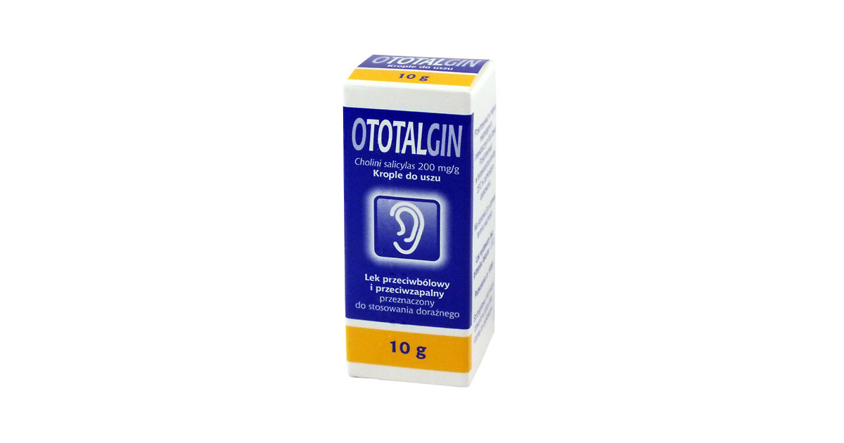 Ototalgin krople do uszu 10 ml: ulotka, cena i opinie - Apteka ...