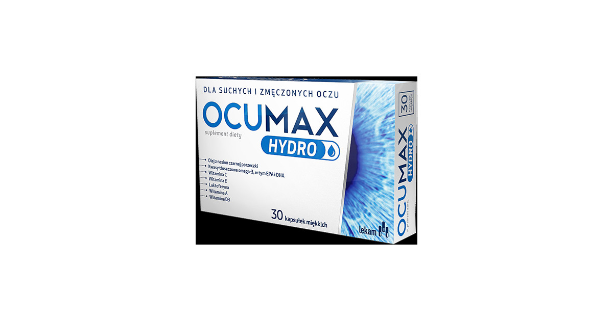 Ocumax Hydro 30 tabletek: ulotka, cena i opinie - Apteka Internetowa Oliwna