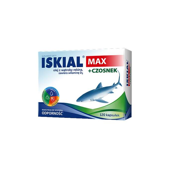 Iskial Max + czosnek, 120 kapsułek: ulotka, cena i opinie - Apteka ...