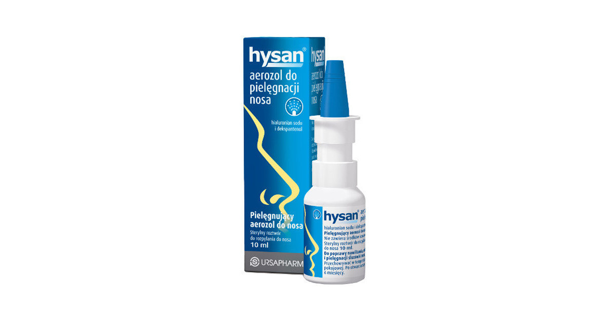 Hysan spray do pielęgnacji nosa 10 ml: ulotka, cena i opinie - Apteka Internetowa Oliwna