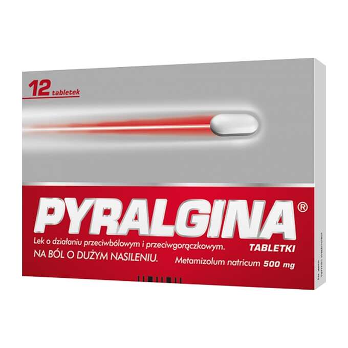 Pyralgina 500 mg, 12 tabletek: ulotka, cena i opinie - Apteka ...
