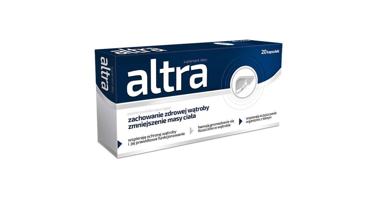 Altra 20 kapsułek: ulotka, cena i opinie - Apteka Internetowa Oliwna