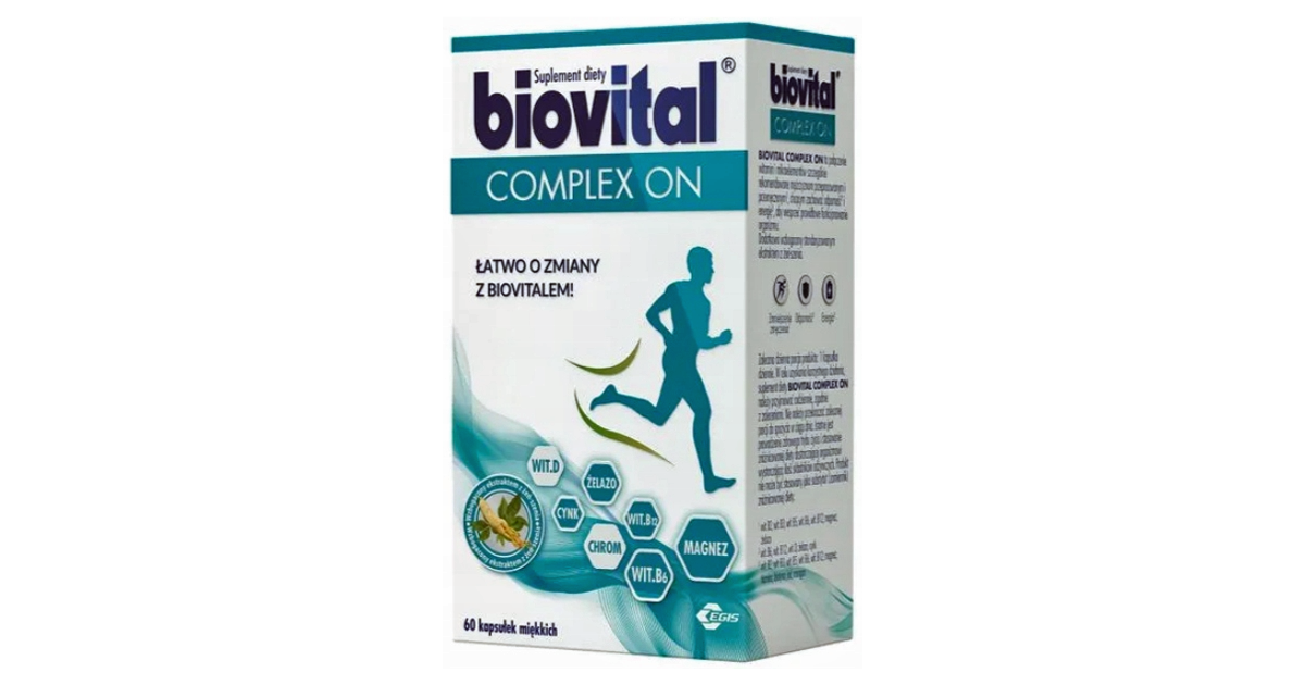 Biovital Complex On, 60 kapsułek: ulotka, cena i opinie - Apteka ...