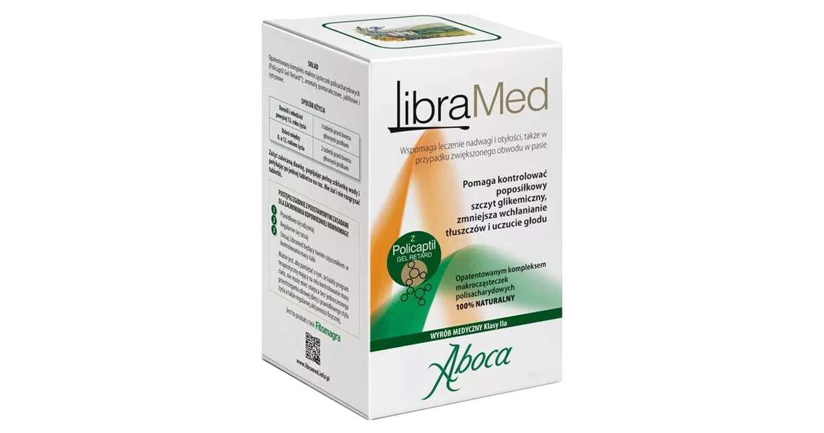 LibraMed, 84 tabletki: ulotka, cena i opinie - Apteka Internetowa Oliwna