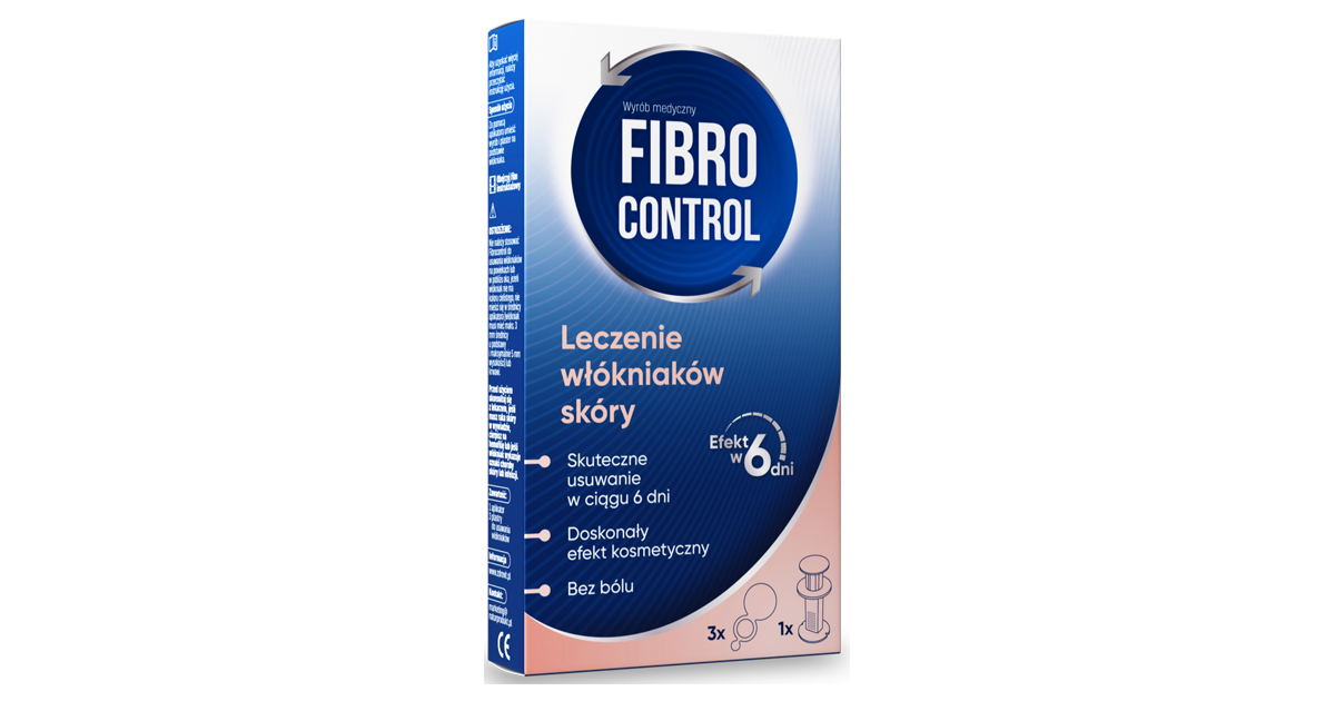 Fibrocontrol, Plastry do usuwania włókniaków z aplikatorem, 3 sztuki ...