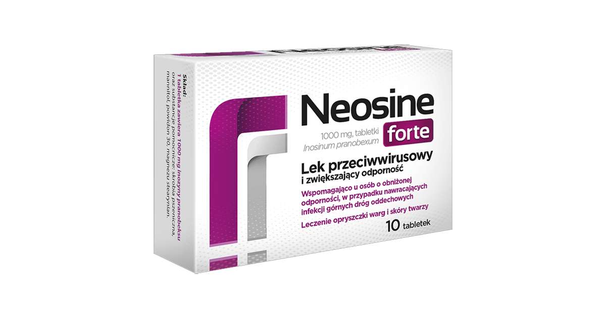 Neosine forte 1000mg, 10 tabletek: ulotka, cena i opinie - Apteka ...