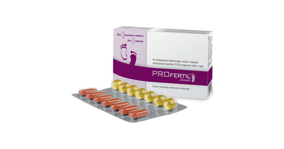 Profertil Female 28 kapsułki + 28 tabletki: ulotka, cena i opinie ...