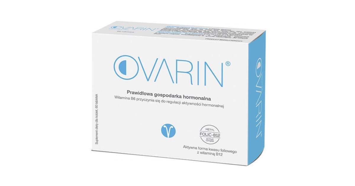 Ovarin, 60 tabletek: ulotka, cena i opinie - Apteka Internetowa Oliwna