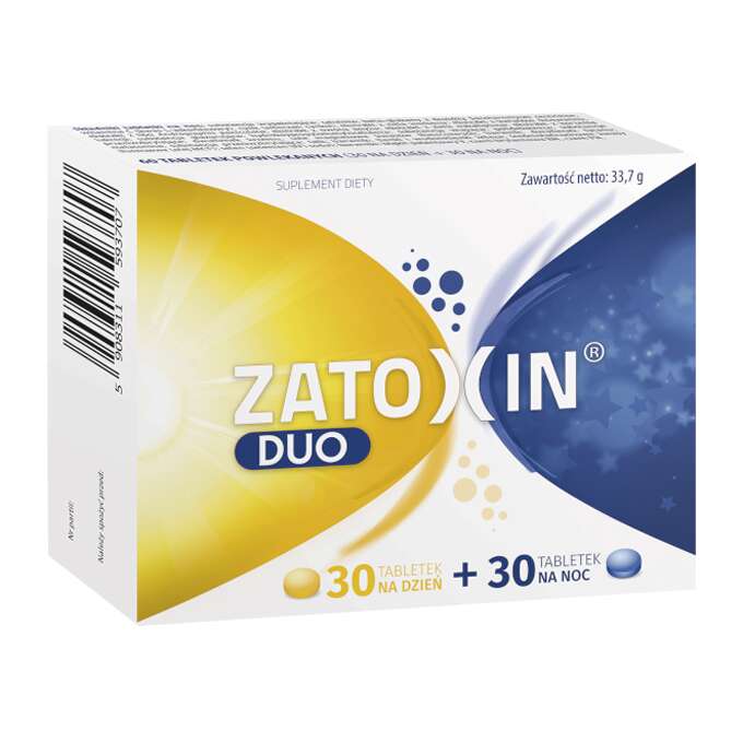 Zatoxin Duo 60 tabletek: ulotka, cena i opinie - Apteka Internetowa Oliwna