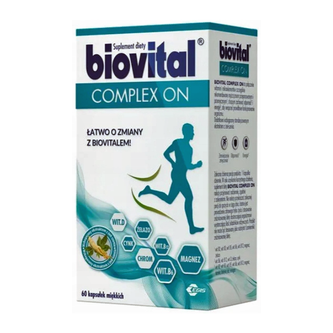 Biovital Complex On, 60 kapsułek: ulotka, cena i opinie - Apteka ...