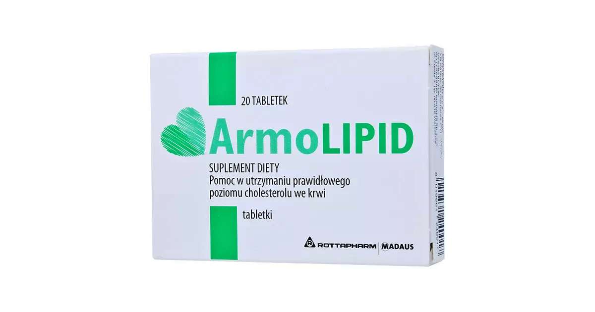 ArmoLIPID 20 tabletek: ulotka, cena i opinie - Apteka Internetowa Oliwna