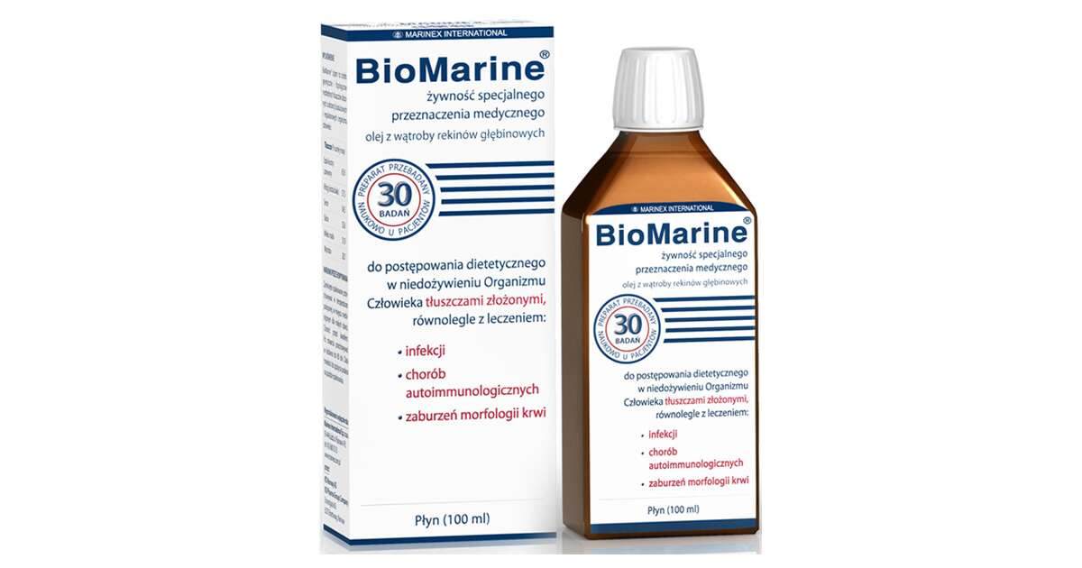 BioMarine, płyn, 100ml: ulotka, cena i opinie - Apteka Internetowa Oliwna