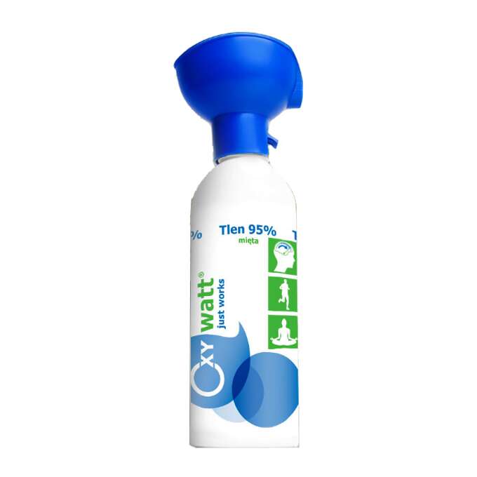 OXYwatt, przenośny inhalator tlenowy, 5 litrów, miętowy: ulotka, cena i ...