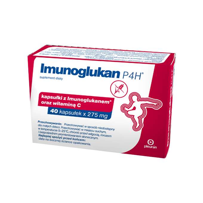 Imunoglukan P4H, 40 kapsułek: ulotka, cena i opinie - Apteka ...
