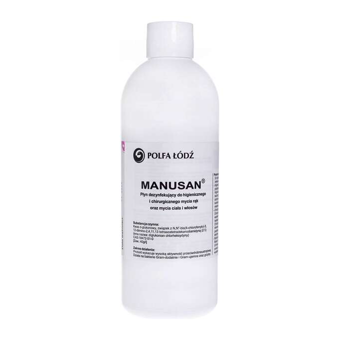 Manusan 4% Płyn dezynfekujący 500ml: ulotka, cena i opinie - Apteka ...